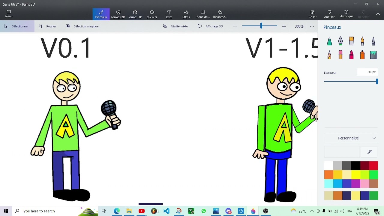 a very normal fnf anthony design evolution!!!!!!!!!! (must watch!!1!11 ...