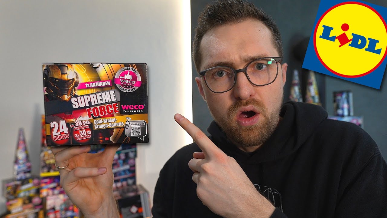 SUPREME FORCE von Weco | LIDL Feuerwerk Neuheit 2024/25 - YouTube