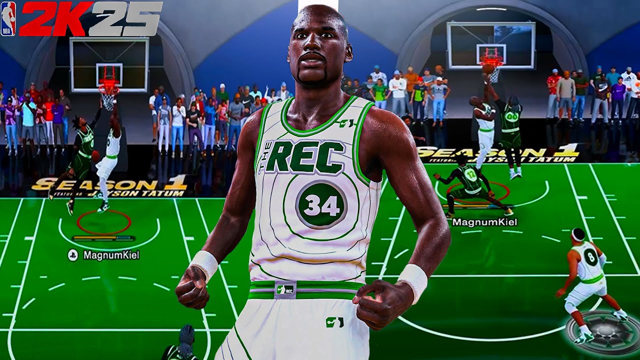 NBA 2K25 - Taking My SHAQ Build In The Rec - YouTube