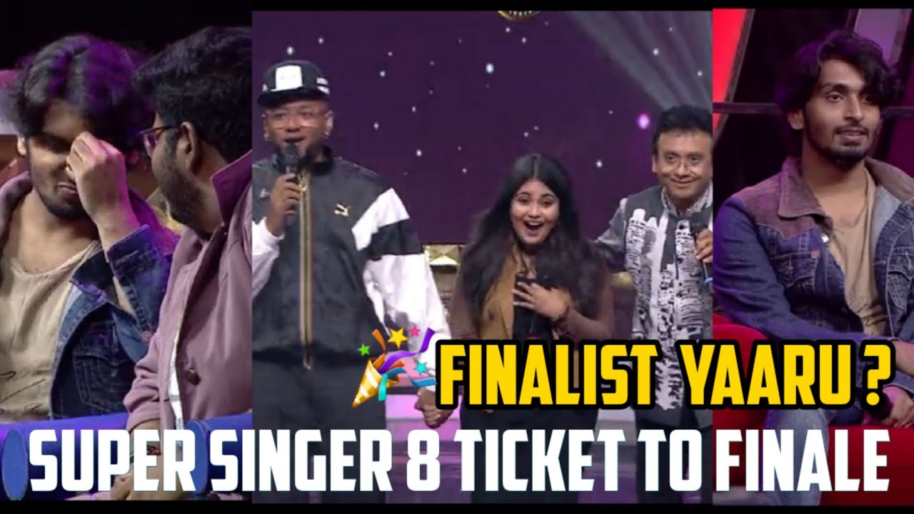 🔴Super Singer 8 Finalist🎉|Super Singer 8 Ticket to Finale Round🎉 ...