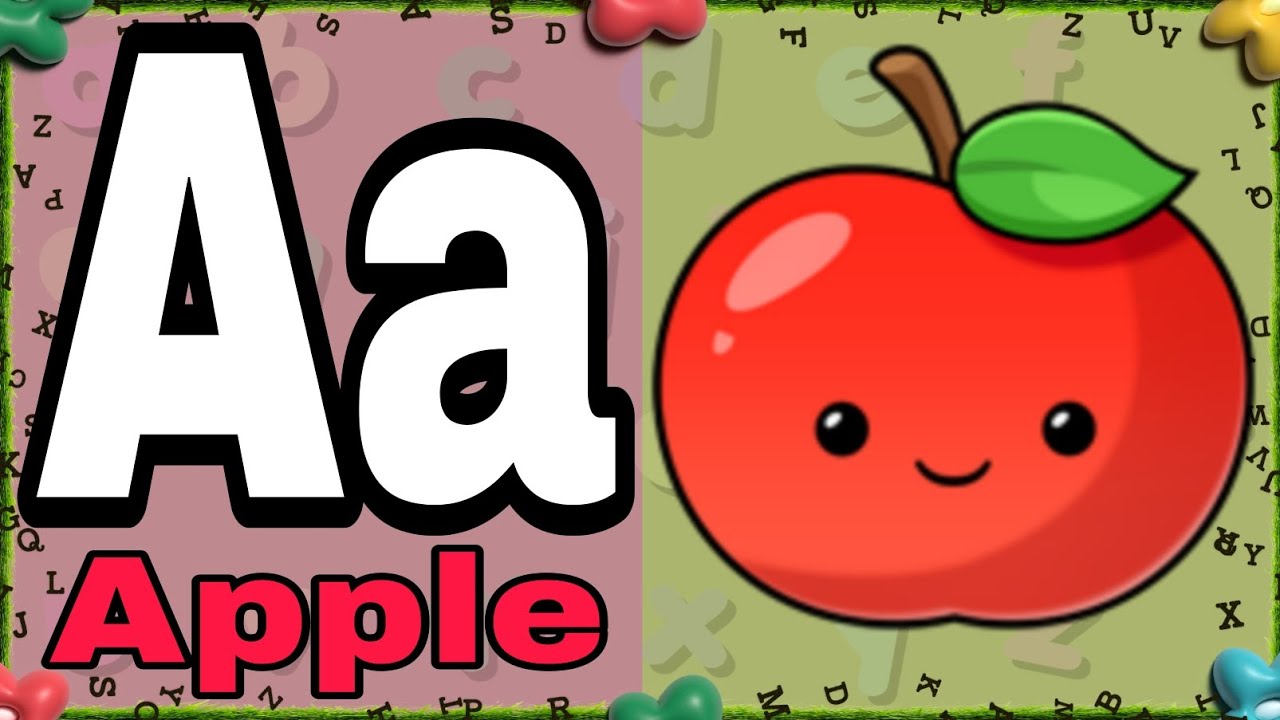 Phonics song A for apple 🍎 abc videos abc phonics abc poems abc songs ...