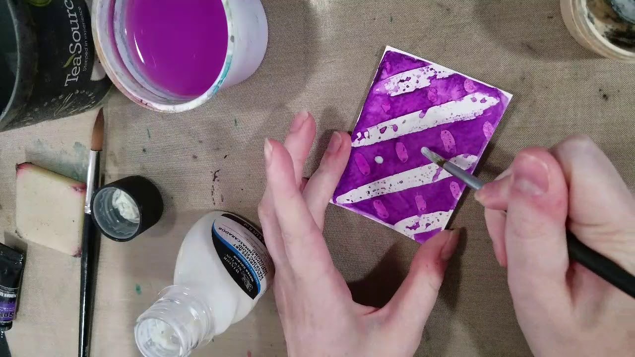 Demonstrating Masking Fluid- Watercolor Tutorial - YouTube