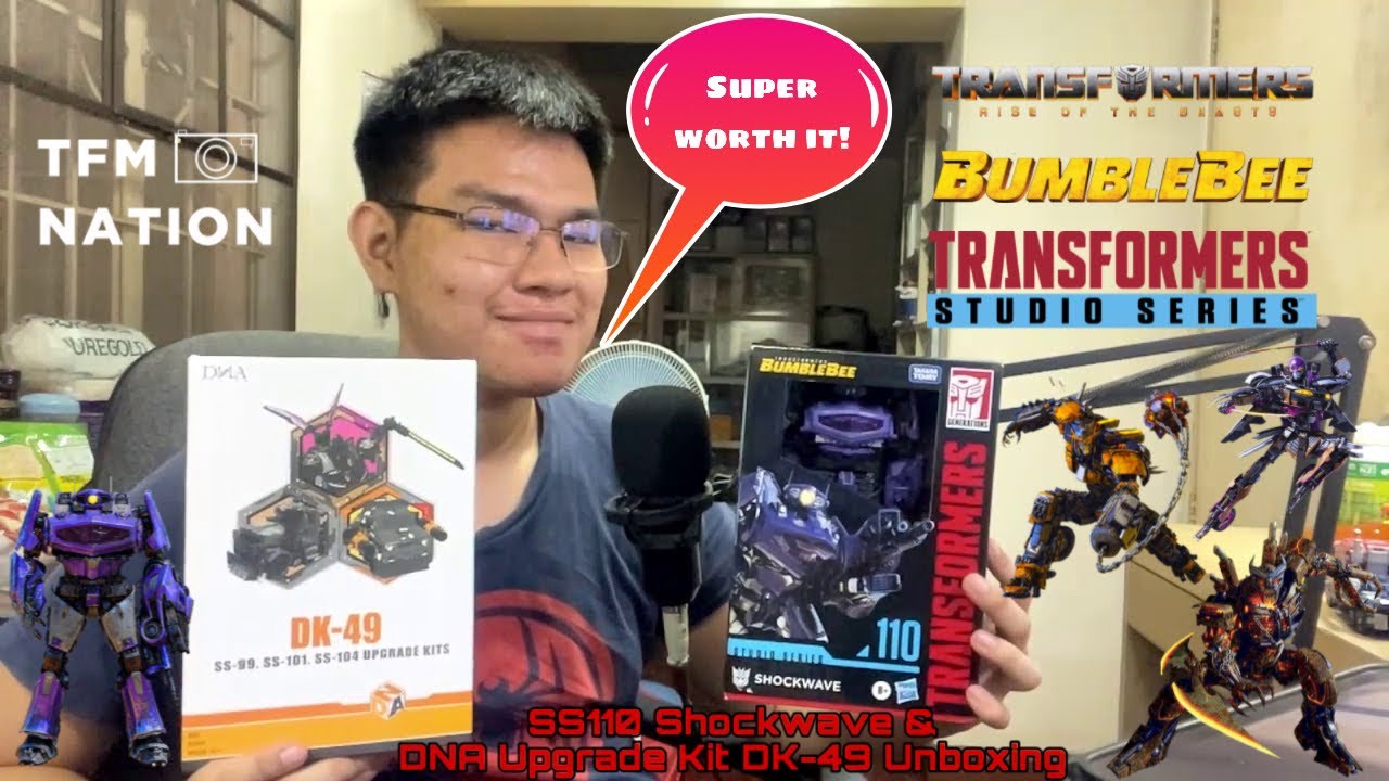 Transformers Studio Series 110 Bumblebee Movie Shockwave & DNA DK-49 ...