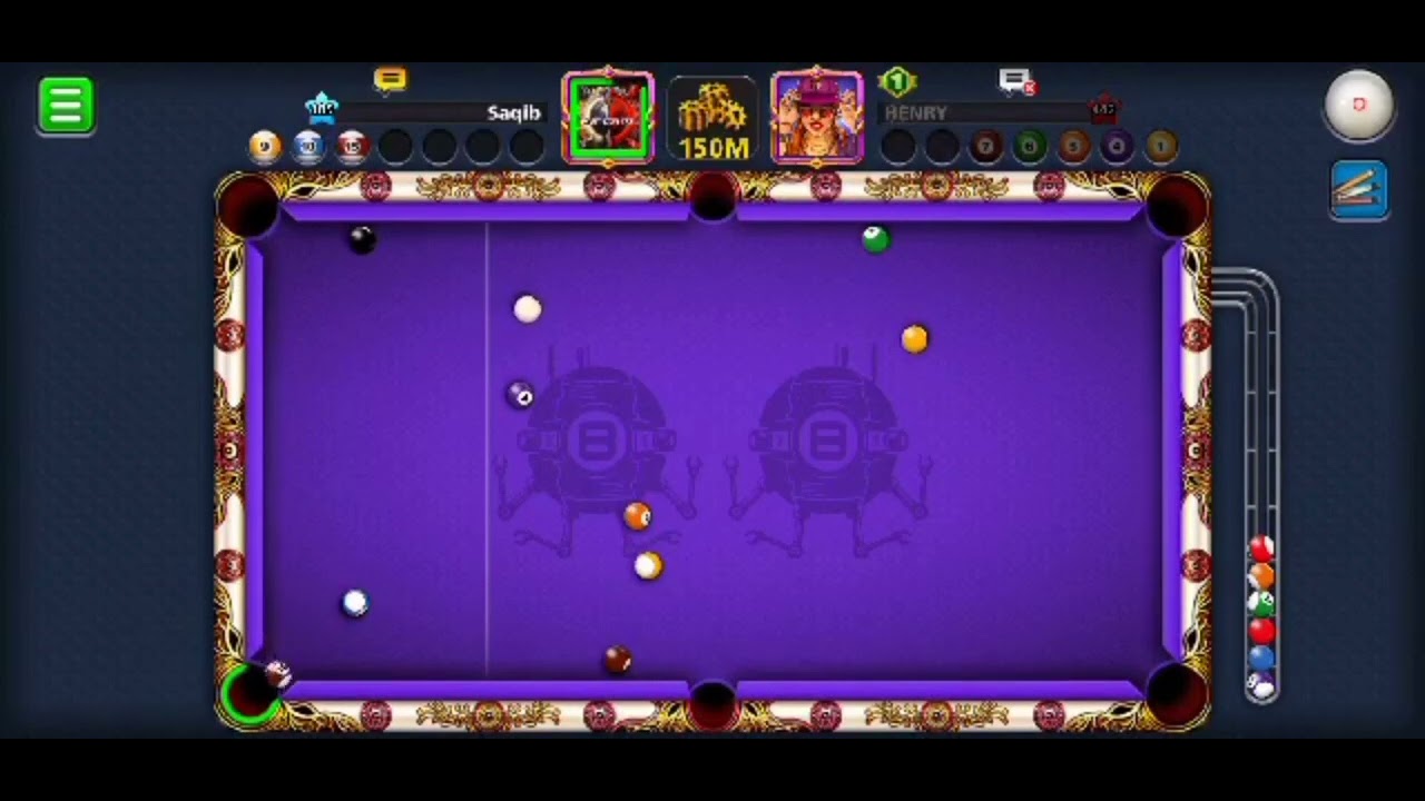 8 Ball pool king break - YouTube