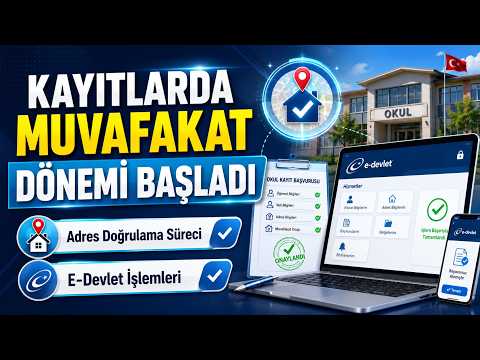 Okula Kayıtlarda Muvafakat Dönemi Başladı | Adres Doğrulama Süreci | E Devlet İşlemleri