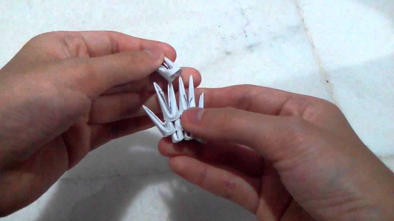 3D origami base - YouTube