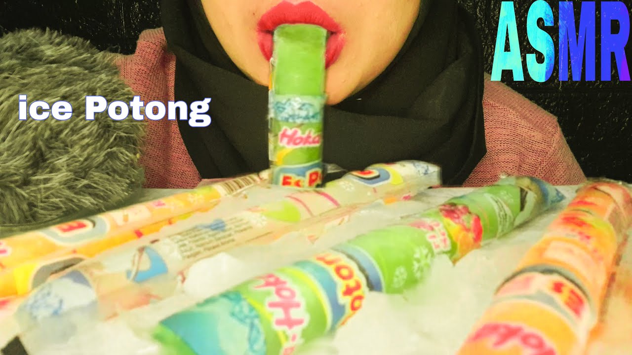 ASMR ICE POTONG |ICE CUBE||ASMR INDONESIA - YouTube