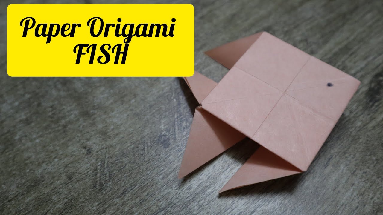 Simple Origami Fish Tutorial || Easiest Paper Fish || - YouTube