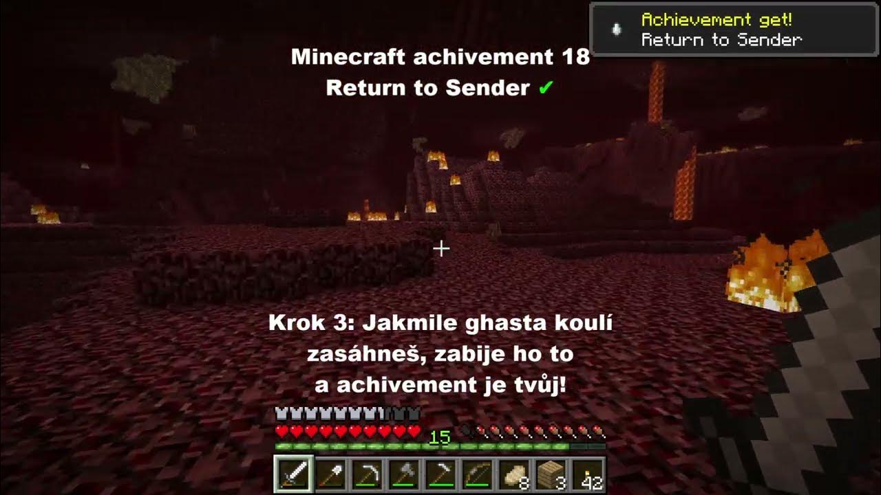 Minecraft achivement 18: Return to Sender - YouTube