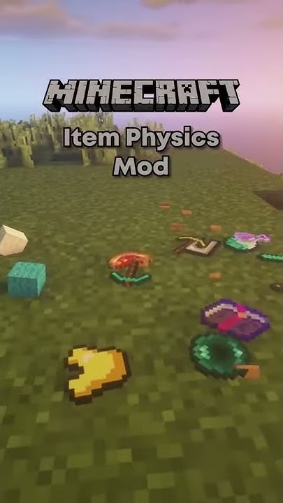 Minecraft Item Physics Mod! - YouTube