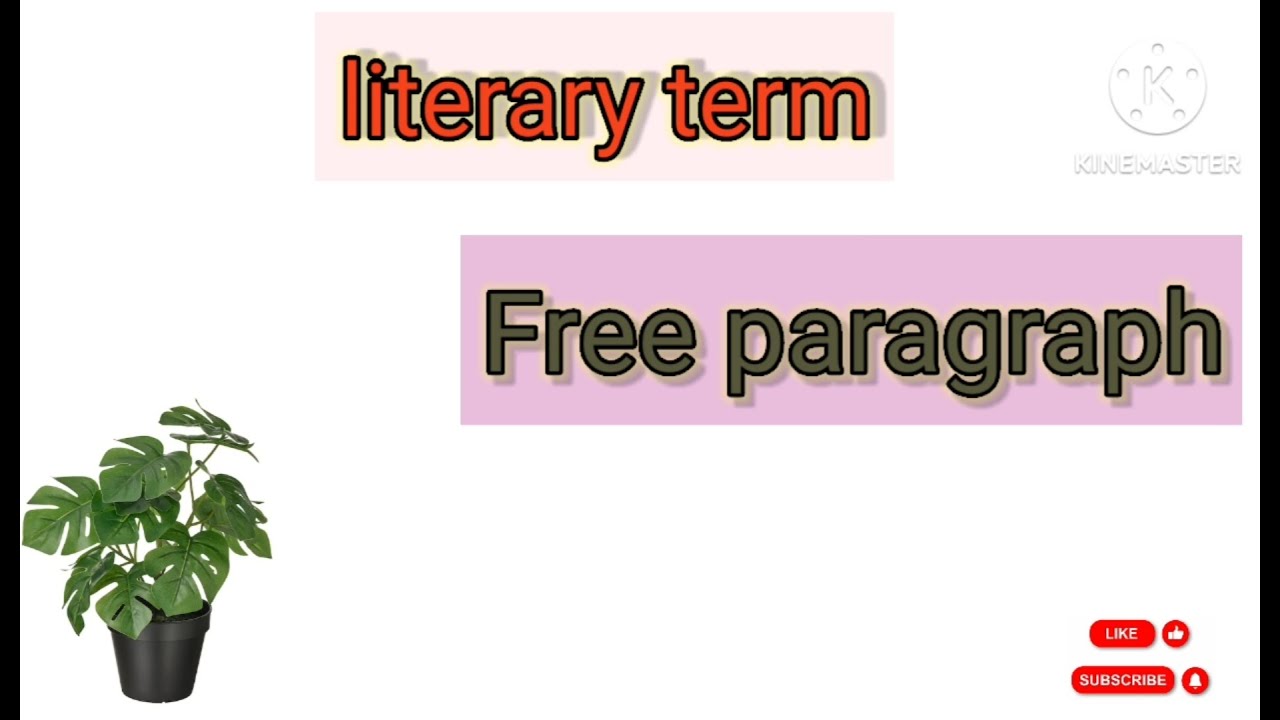 Free paragraph literary term in english literature #definition # ...