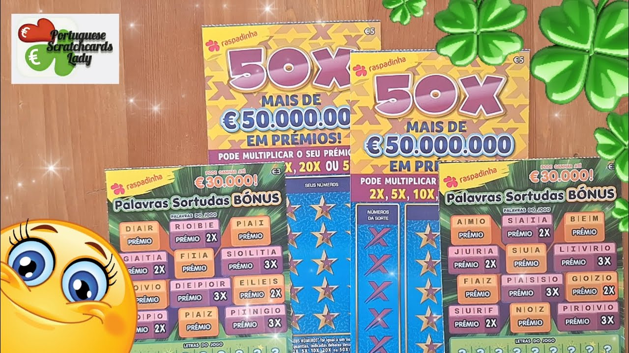💥 RASPADINHAS Palavras SORTUDAS e 50X!💥...LUCRO?!🤩💰🍀/💥 SCRATCHCARDS ...