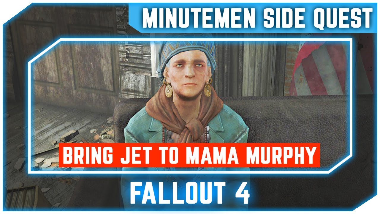 Fallout 4 - The Sight: Bring Jet to Mama Murphy - Minutemen Side Quest ...