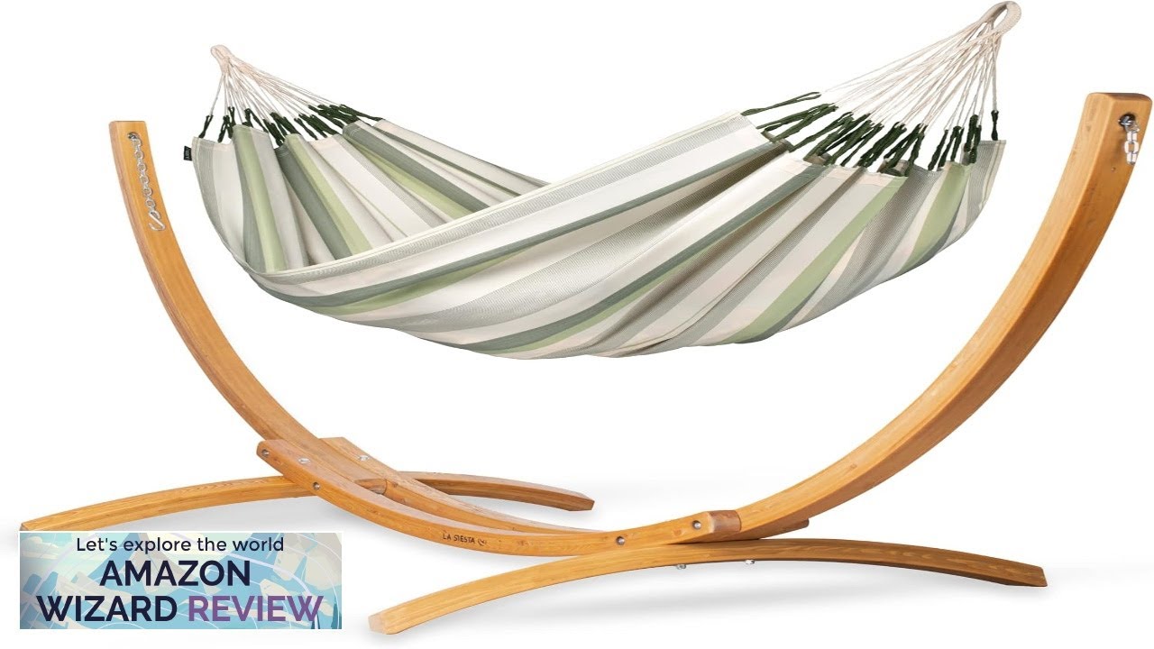LA SIESTA® Large Double Brisa Classic Hammock & Elipso Stand Review ...