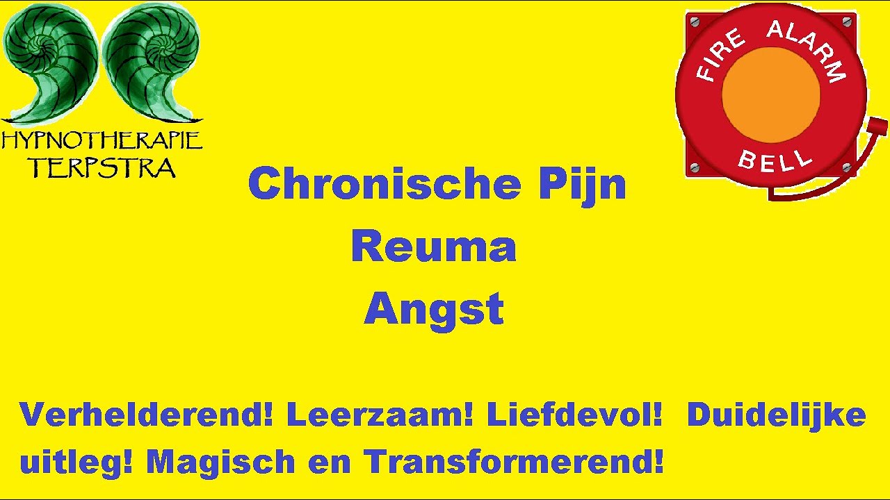 Chronische Pijn vs Acute Pijn Hypnotherapie Terpstra (2020) - YouTube