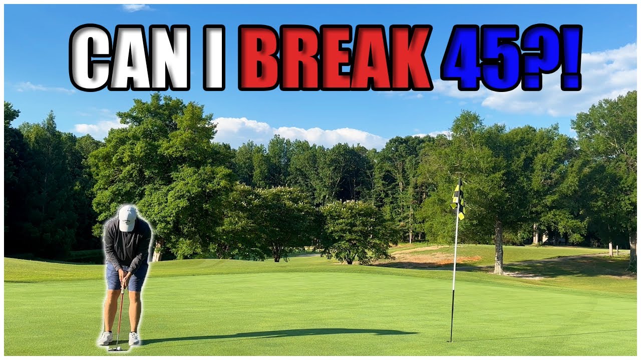Can I BREAK 45 on the Front 9 | Commentary - YouTube