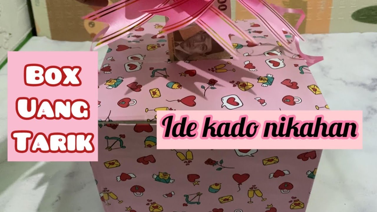 Bikin box uang tarik simpel - YouTube