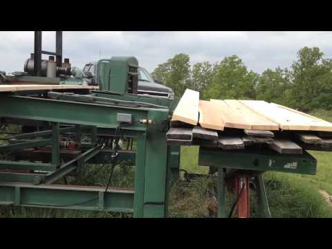 Corely Gang Edger with Auto Lumber Stacker - YouTube