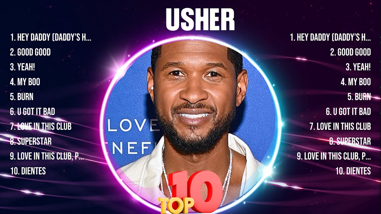 Usher Mix Top Hits Full Album ️ Full Album ️ Best 10 Hits Playlist ...