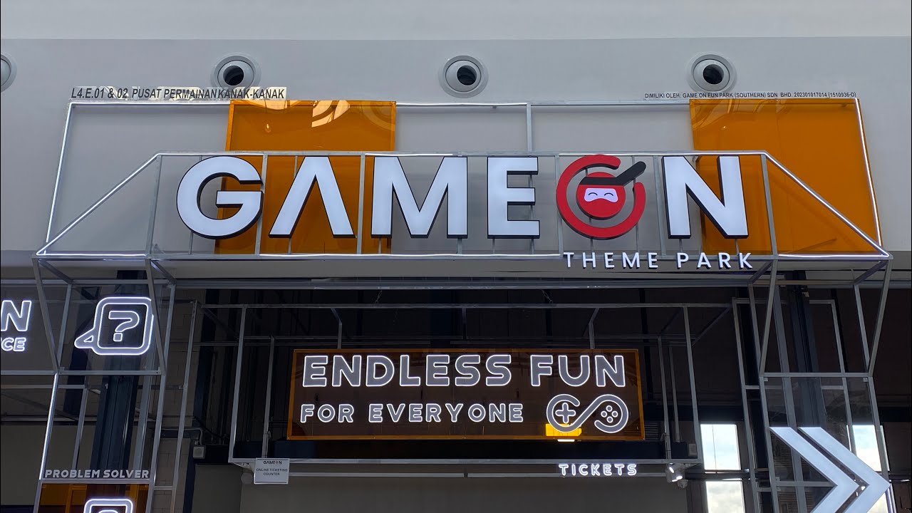 GAMEON THEME PARK - YouTube