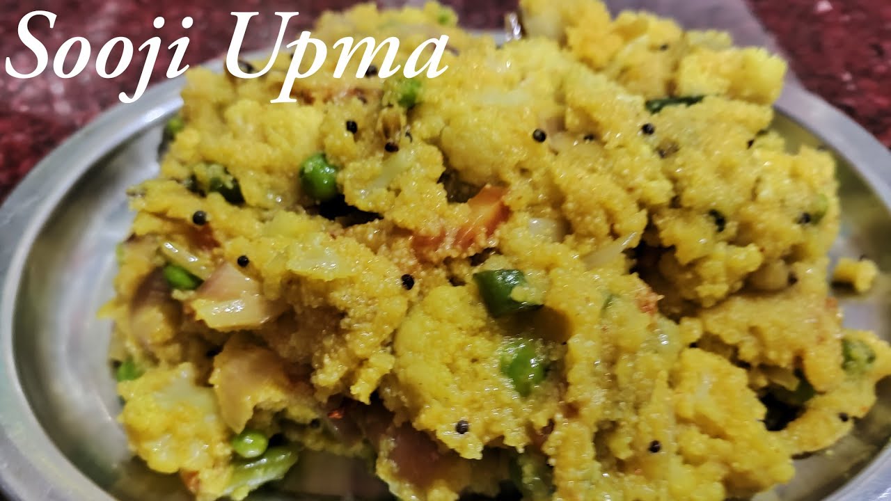 Upma recipe/ Sooji ka upma/ Shooji'r Upma - YouTube