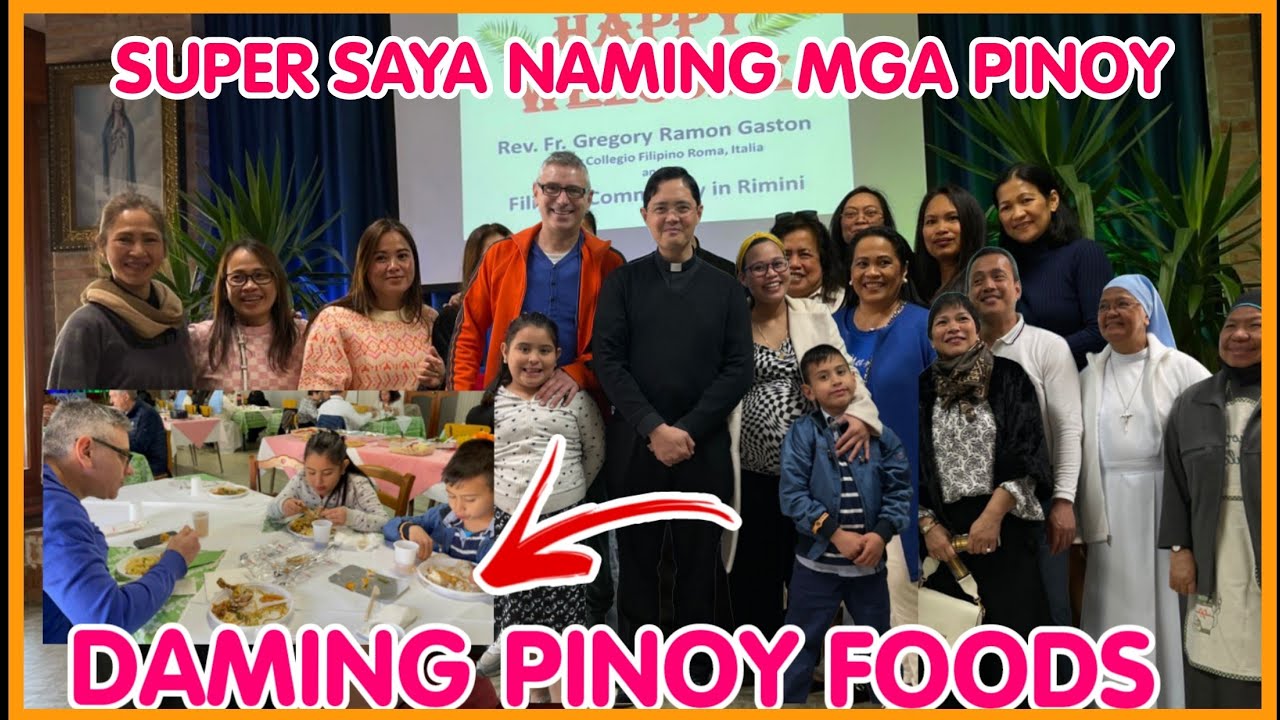 PAGKAING PINOY | SOBRANG SAYA KASAMA MGA FILIPINO COMMUNITY IN RIMINI ...