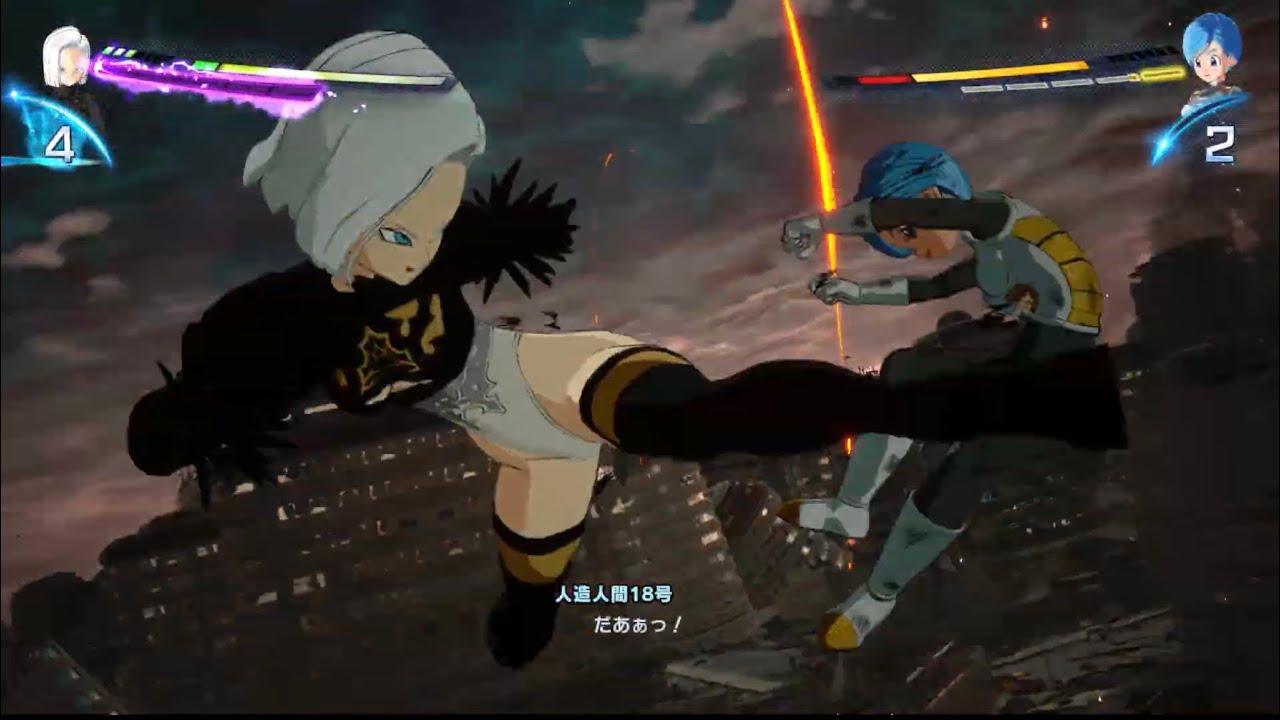 【DRAGON BALL Sparking! ZERO】 【NieR:Automata】人造人間18号 2Bコスチュームでプレイ ...