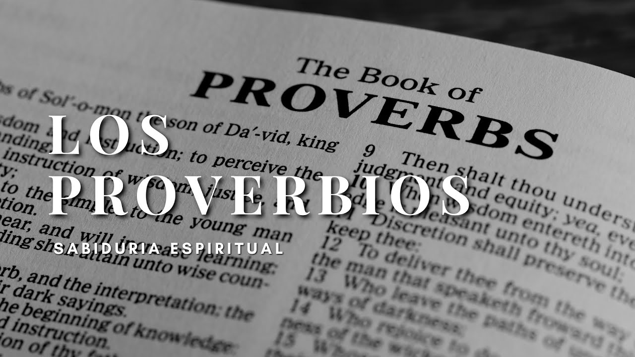 El proverbio del día: Proverbios 1 - YouTube