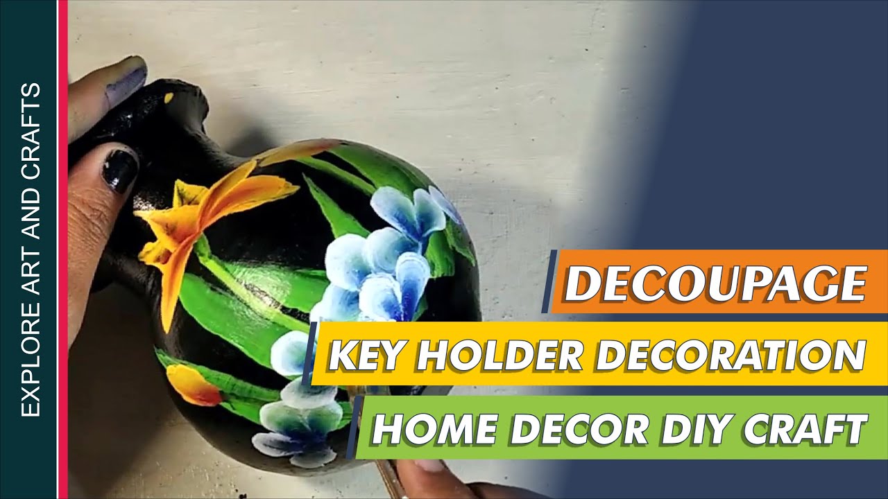 Pot decoration - One stroke painting - Home Decor Craft (for Beginners ...