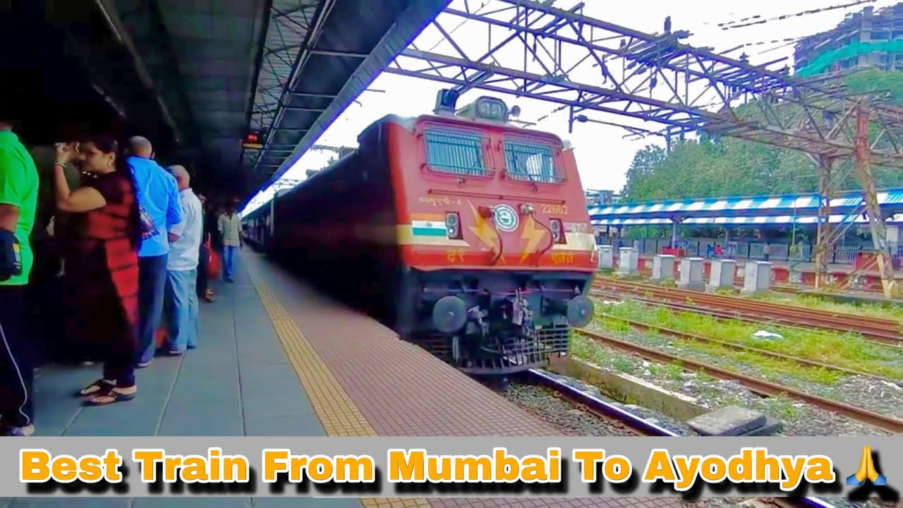 22103 LTT- Ayodhya Cantt. SF Express train journey || Best Train from ...