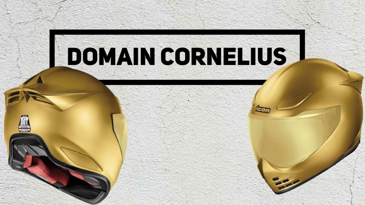 Best Motorcycle Helmet 2024 | Icon Domain Cornelius GOLD - Unboxing ...