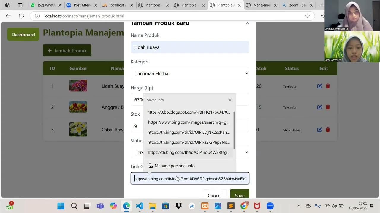 CRUD PLANTOPIA - PEMROGRAMAN WEB PRAKTIKUM - YouTube