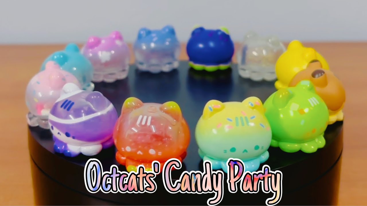 Unboxing Strawberry Mousseta Octcats' Candy Party - YouTube