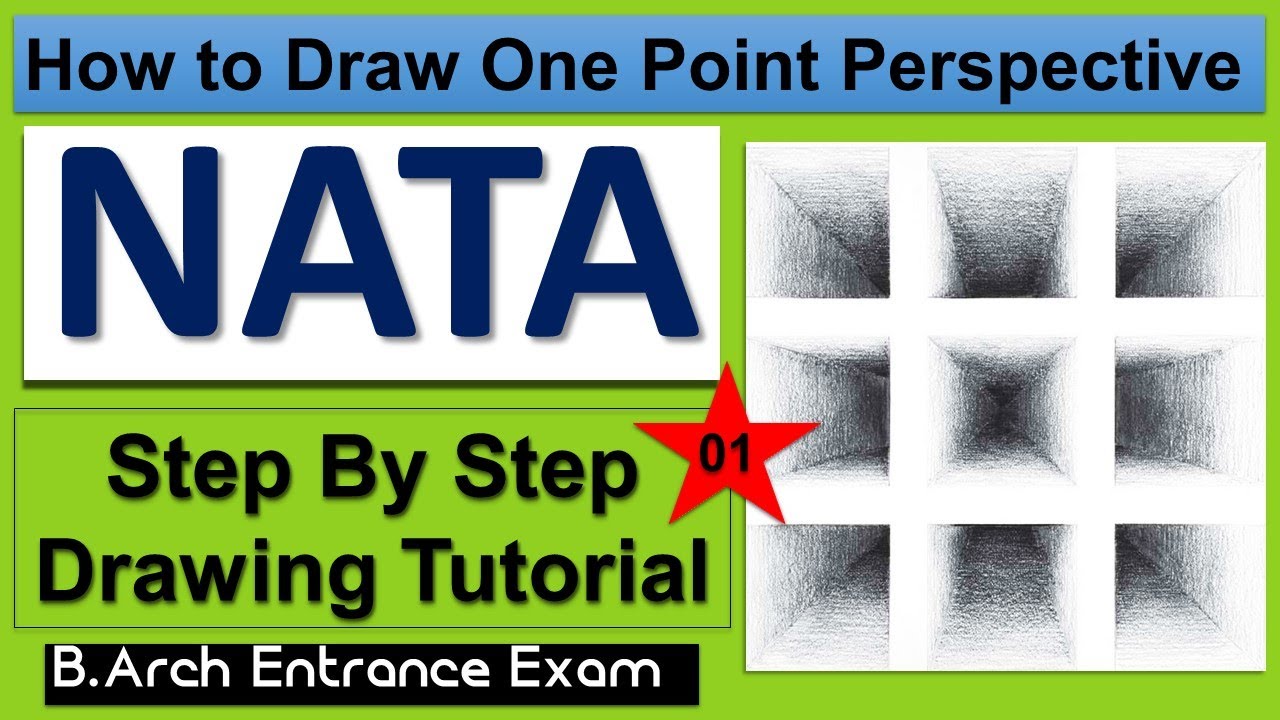 Nata Drawing | Step By Step Tutorial- 01 | Entrance Exam | One Point ...
