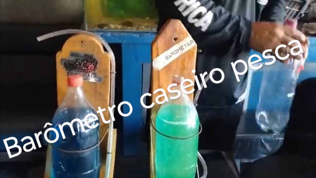 barômetro caseiro para pescaria - YouTube