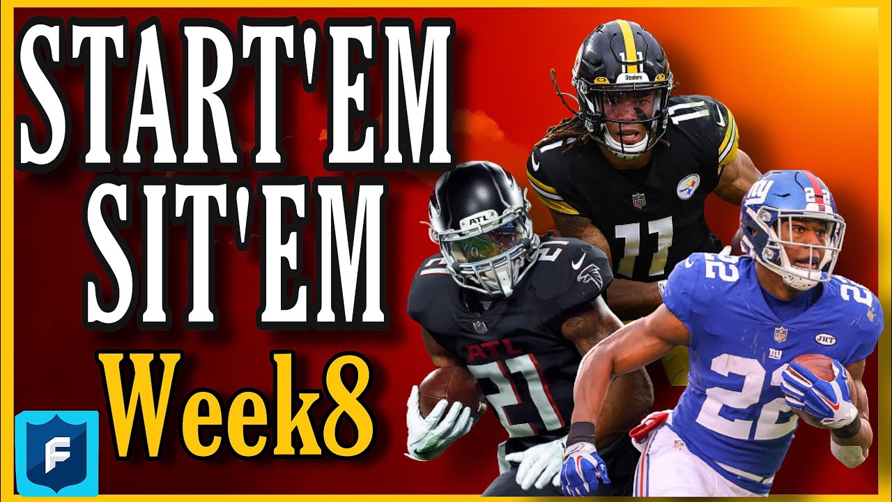 Start'em Sit'em Week 8 Fantasy Football - YouTube