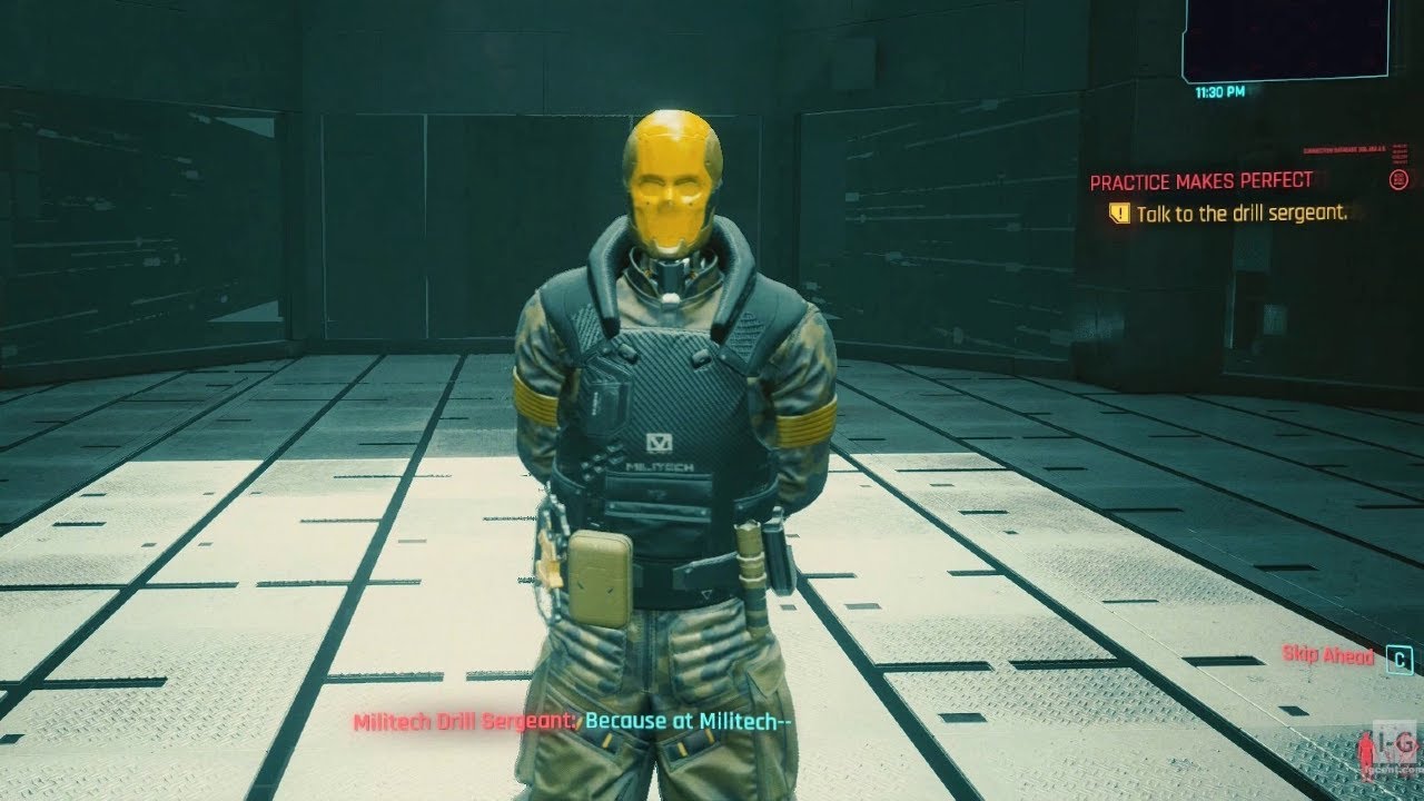 Training Mission - Practice Makes Perfect - Cyberpunk 2077 - YouTube
