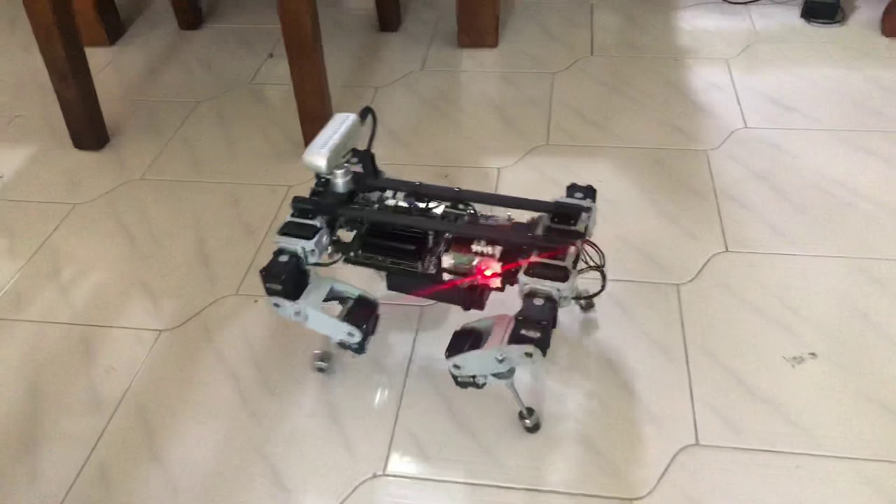 Champ Quadruped Robot - YouTube