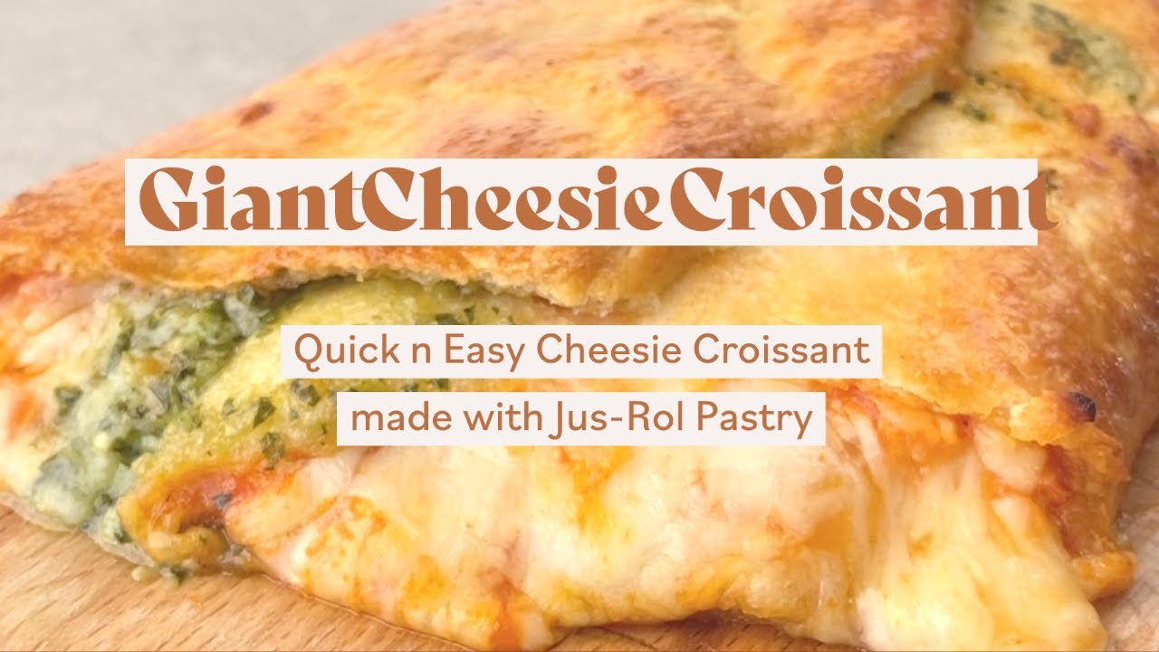 Giant Cheese Croissant with Jus-Rol pastry | Family Brunch ideas - YouTube