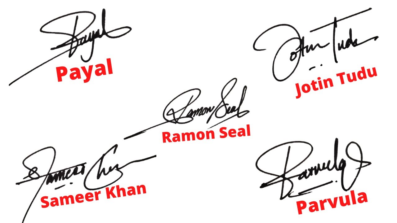 Signatures Styles For My Name