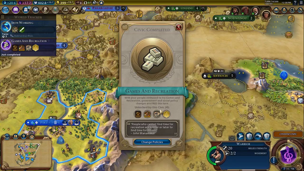 Let's Play Civilization 6: Rise and Fall- Mapuche Episode 5 - YouTube