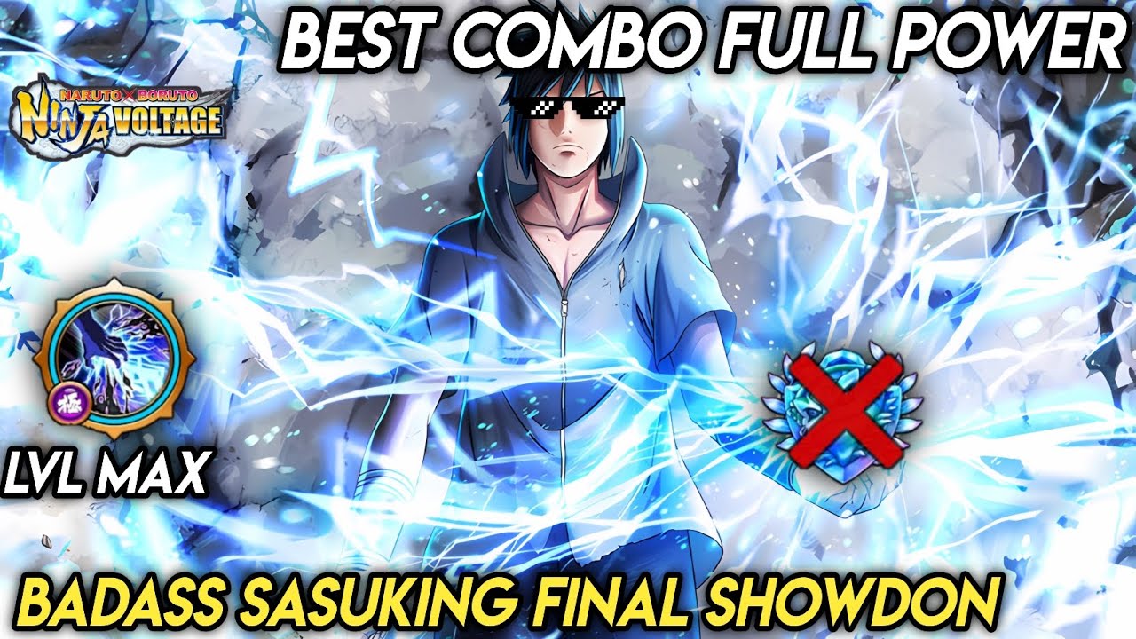 🔥INSANE THIS IS THE BEST COMBO SASUKE FV EZ GOKUNIN DEKK - NARUTO X ...