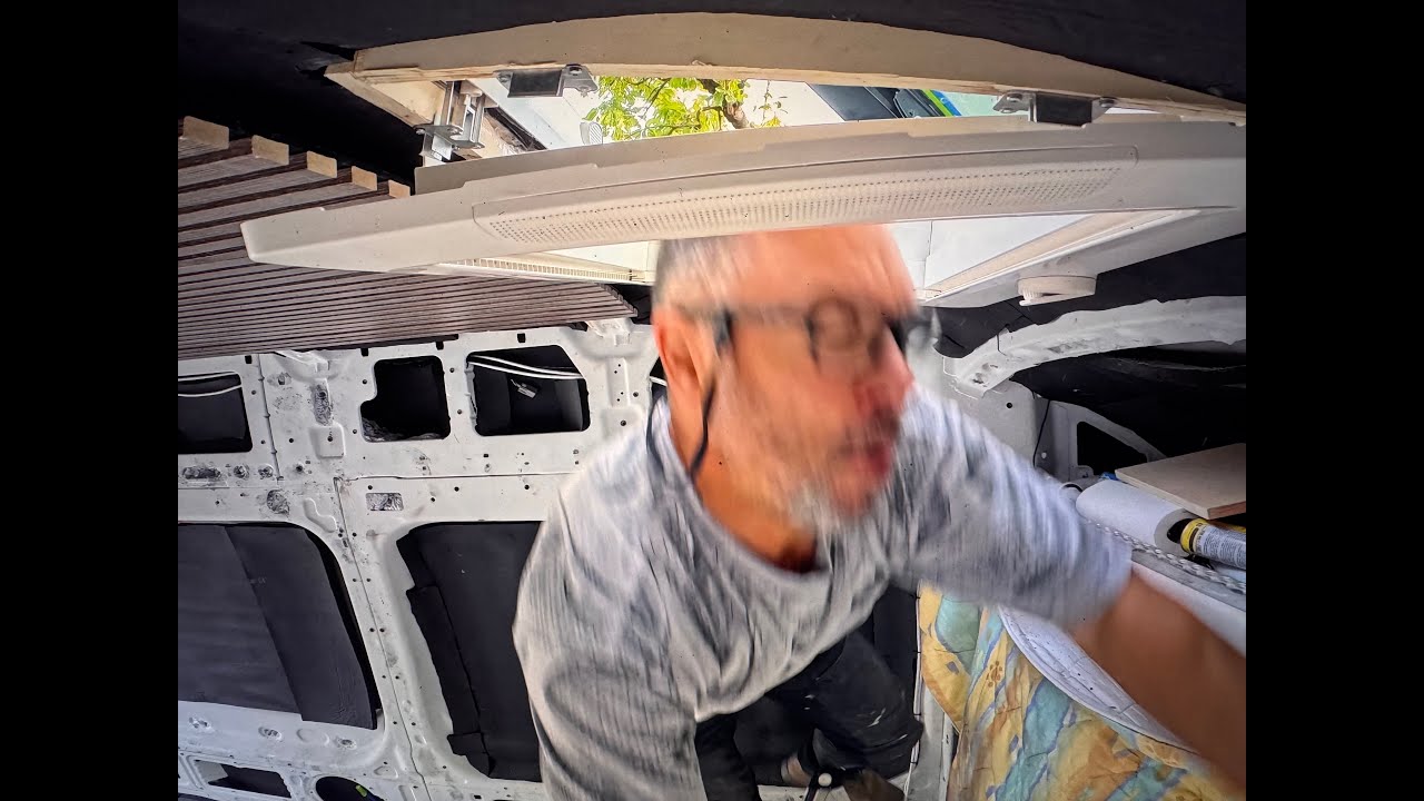 I fell off the ladder , while working on the Ford Transit 2016 van ...