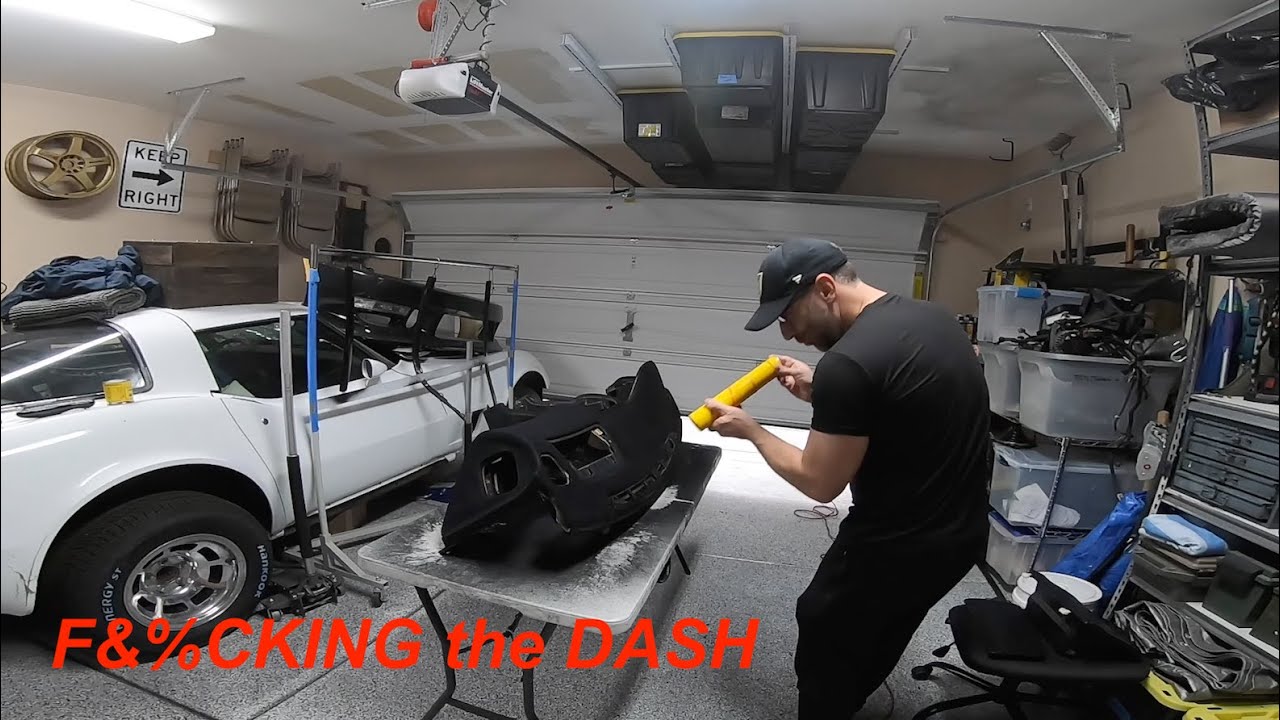 Project K240: Fixing and Flocking The Dash #nissan #flocked - YouTube