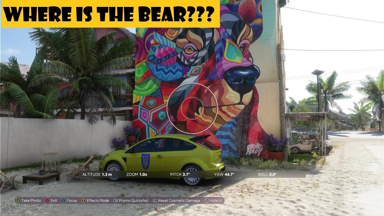 Where is the Farid Rueda Bear Mural? - Forza Horizon 5 - YouTube