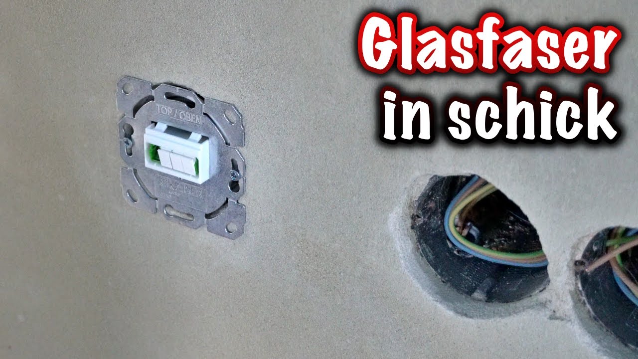 Kaiser Teilnehmeranschluss für Glasfaser! ElektroM - YouTube