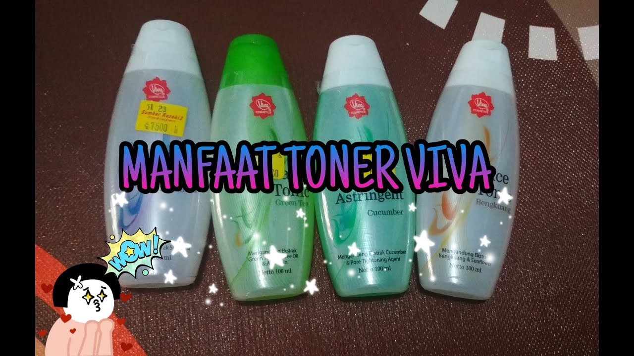 Toner jerawat, muka kusam, menyegarkan kulit wajah - YouTube