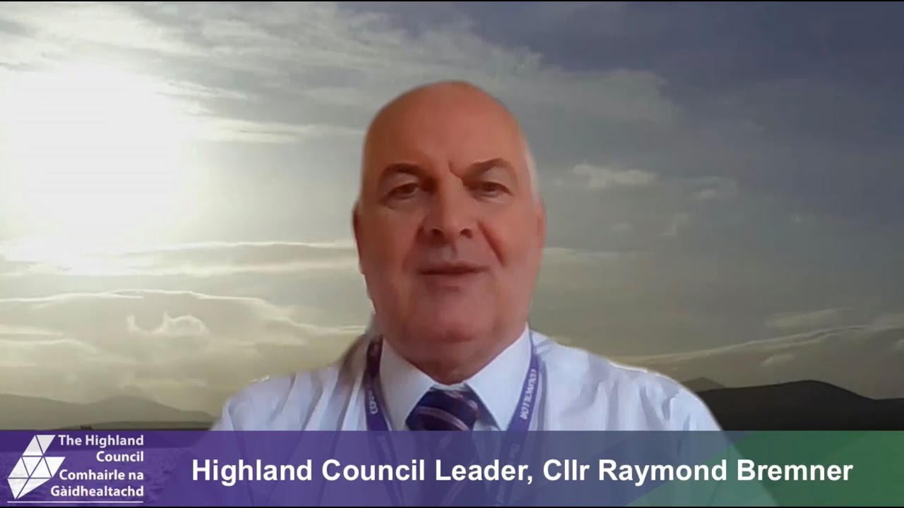 Budget message from Highland Council Leader, Cllr Raymond Bremner - YouTube