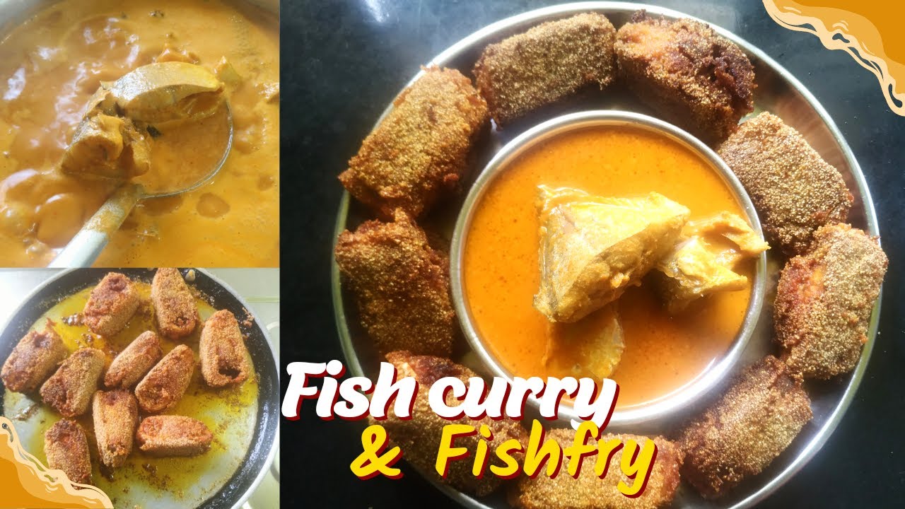 Goan style Croaker / Dodyaro fish curry and fish fry - YouTube