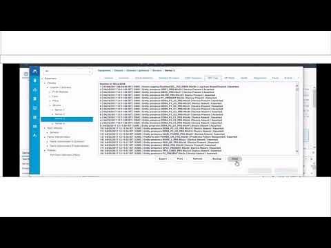 Clearing SEL logs in UCS - YouTube
